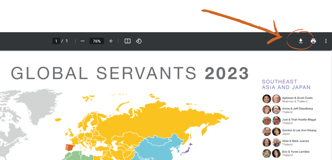 WMO 2023: Poster/Map | International Ministries