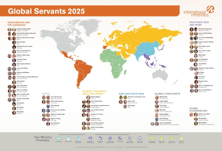 Global Servant Map | International Ministries
